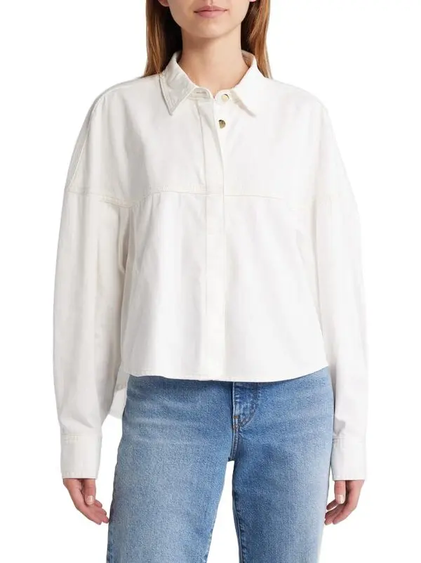 FRAME The Bubble Shirt - Au Natural Clean