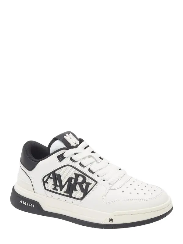 Amiri Classic Logo Low-top Sneakers - White Black
