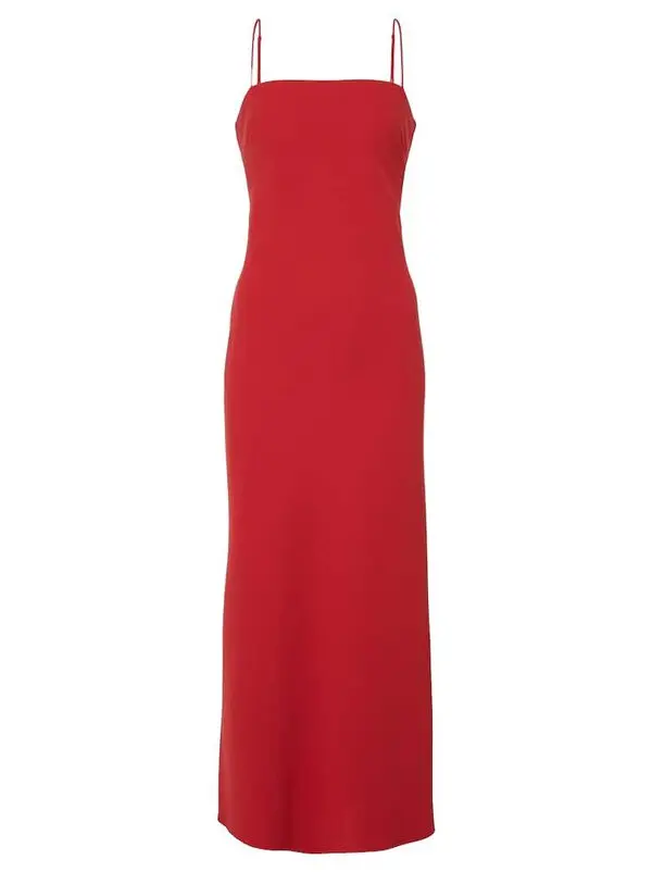 Veronica Beard Mavis Slip Dress - Red
