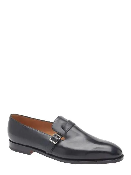 John Lobb Delano Ii Buckle Loafer - Midnight