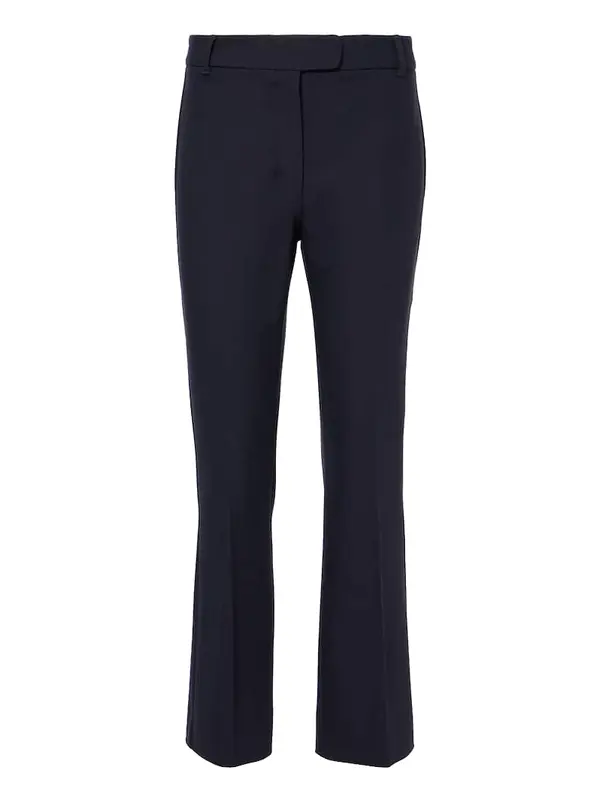 Max Mara Fatina Cropped Straight Pants - Black