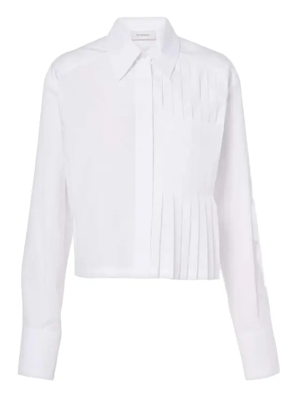Sportmax Deborah Cotton Poplin Shirt - White