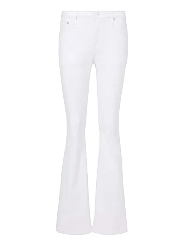 Ag Legging Flare Jeans - White