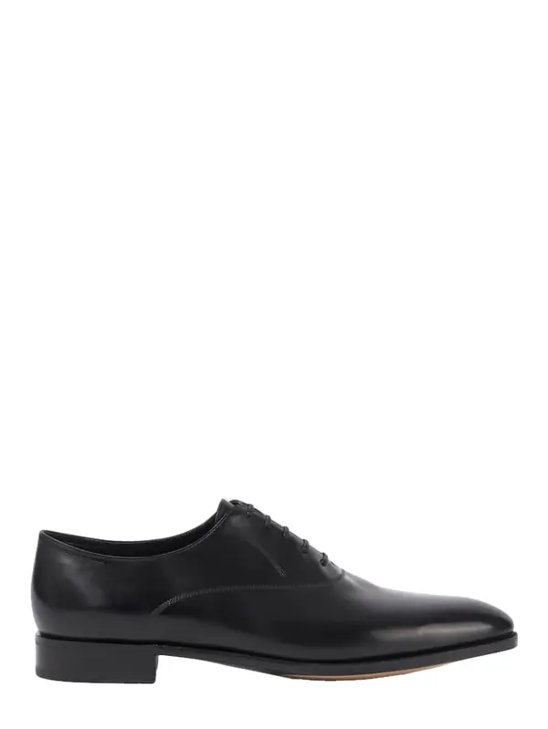 John Lobb Luke Leather Oxford Shoes - Black