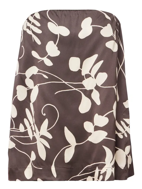 Faithfull The Brand Chambien Floral Top - Brown