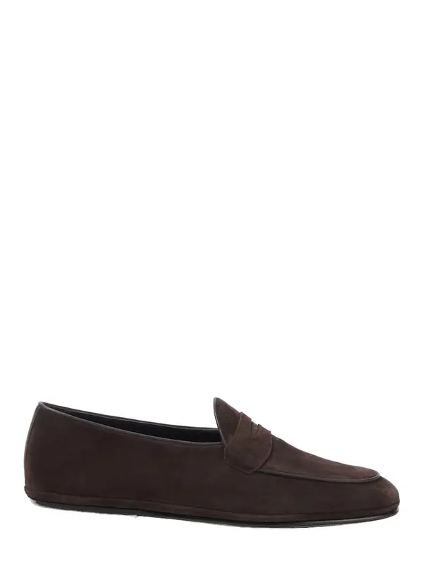 Rubinacci Suede Loafers - Brown