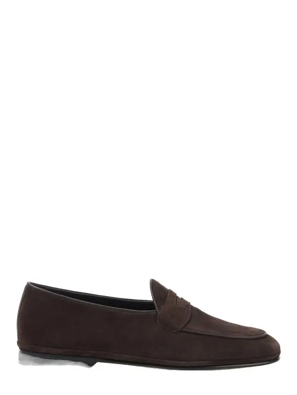 Rubinacci Suede Loafers - Brown