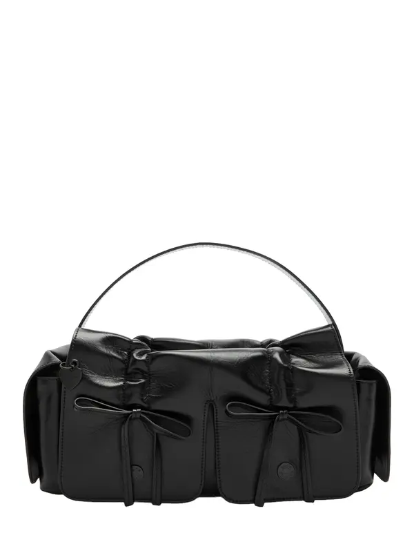 Acne Studios Leather Top Handle Bag - Black