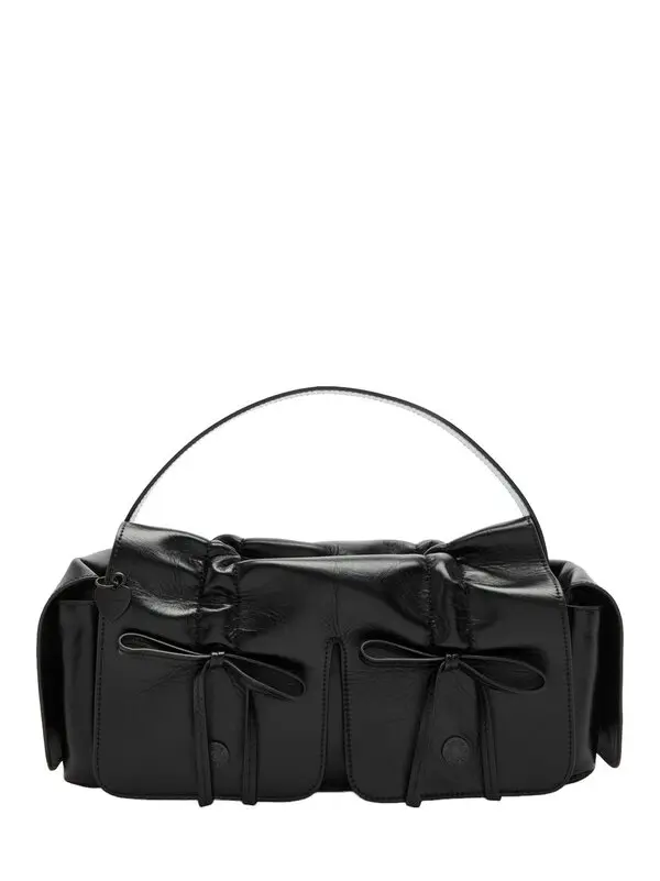 Acne Studios Leather Top Handle Bag - Black