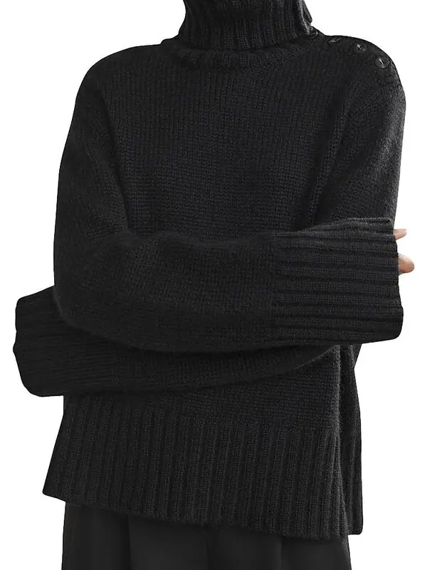 Jenni Kayne Jackie Cashmere Sweater - Black