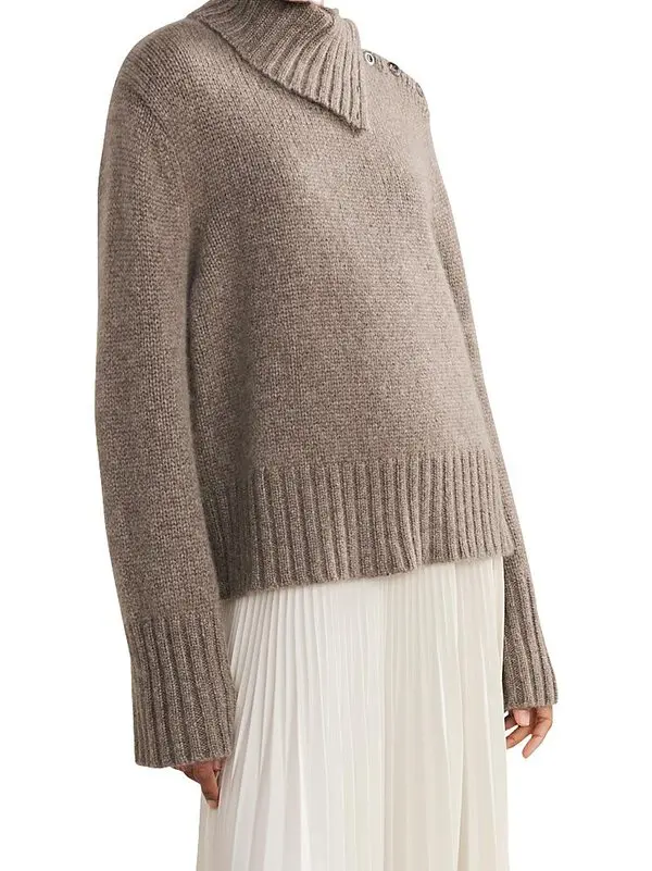 Jenni Kayne Jackie Cashmere Sweater - Taupe