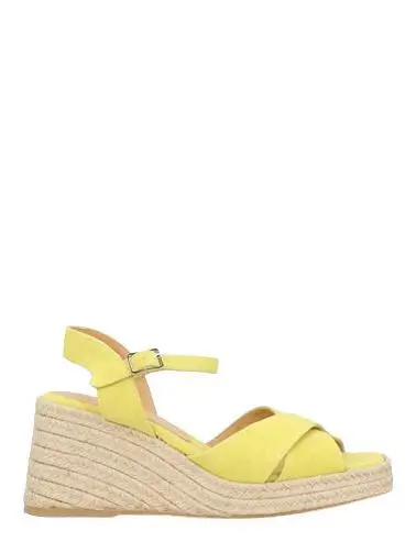 CastaÑer Wedge Espadrilles In Military Textile Fibers - Green