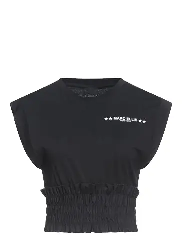 MARC ELLIS Cotton Jersey Top - Black