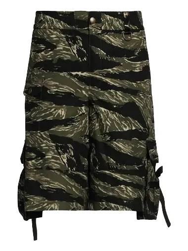 Dolce & Gabbana Military Camouflage Chino Shorts - Green