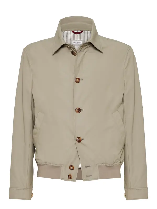 Brunello Cucinelli Water-resistant Bomber Jacket - Neutrals