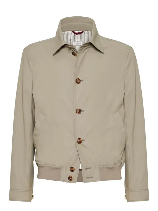 Brunello Cucinelli Water-resistant Bomber Jacket - Neutrals