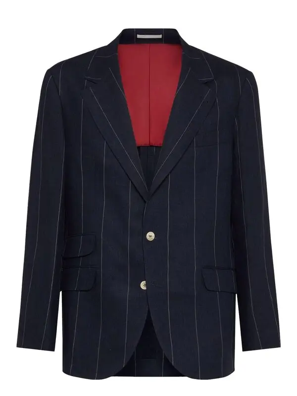 Brunello Cucinelli Single-breasted Blazer - Blue