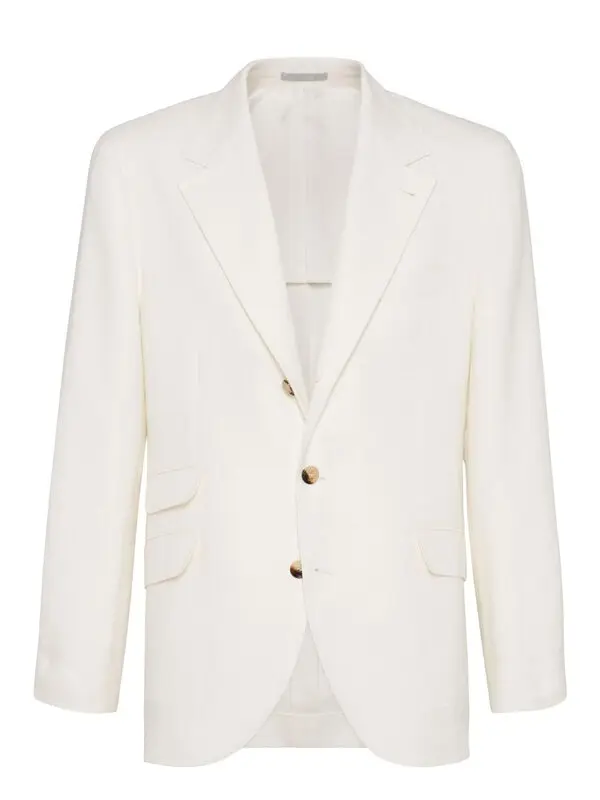 Brunello Cucinelli Single-breasted Blazer - Neutrals