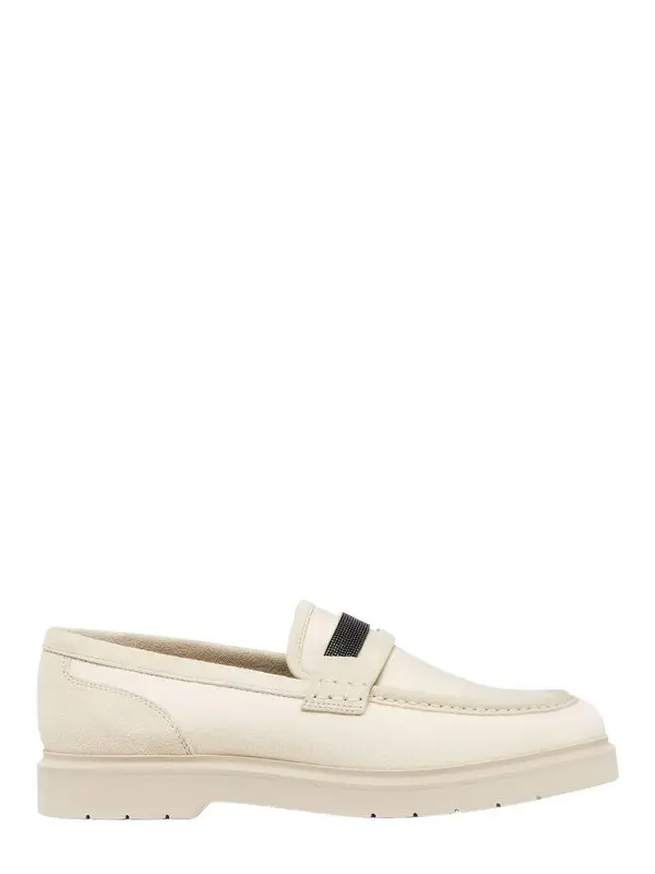 Brunello Cucinelli Monili-detail Loafers - Neutrals