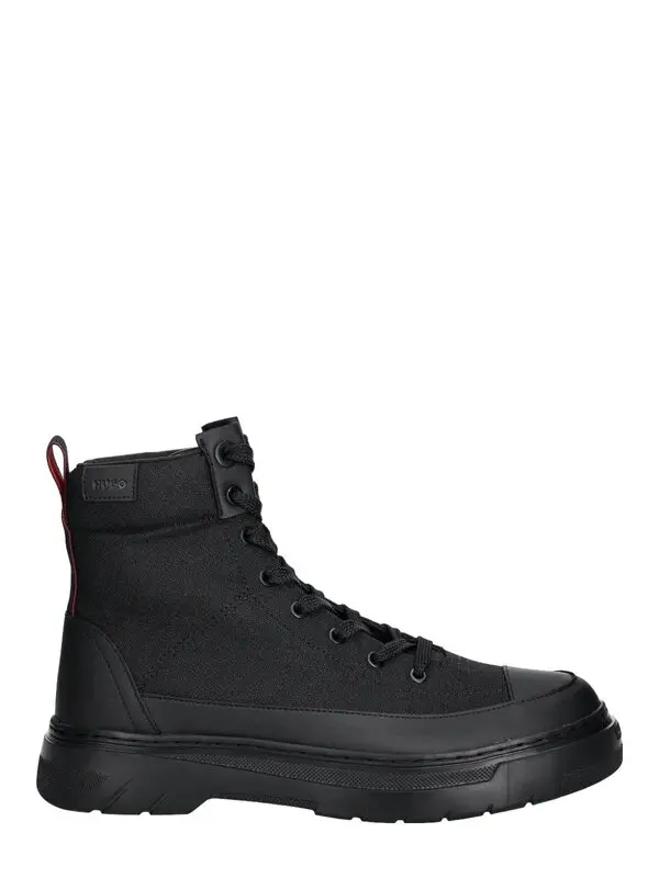 Hugo Hybrid Combat Boots - Black