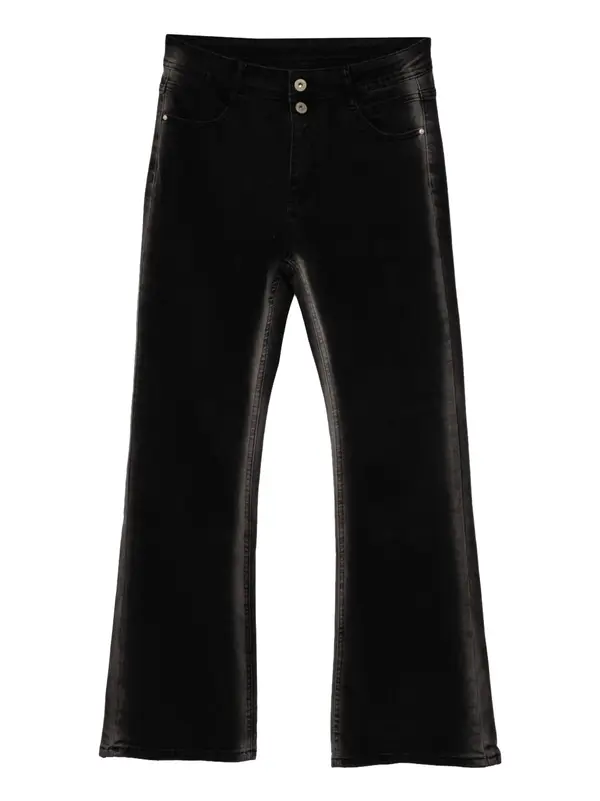 GROUND ZERO Flared Jeans - Black
