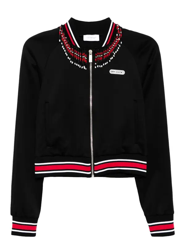 Off-White Patch Track Jacket - Black
