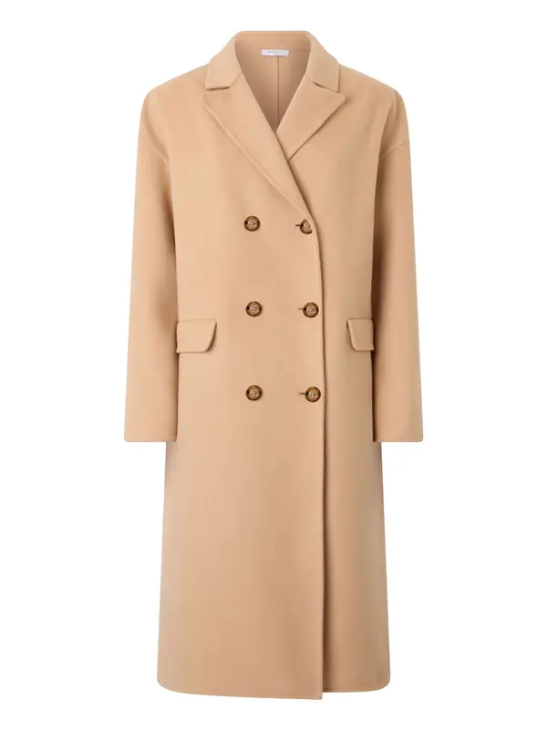 Boglioli Double-breasted Coat - Brown