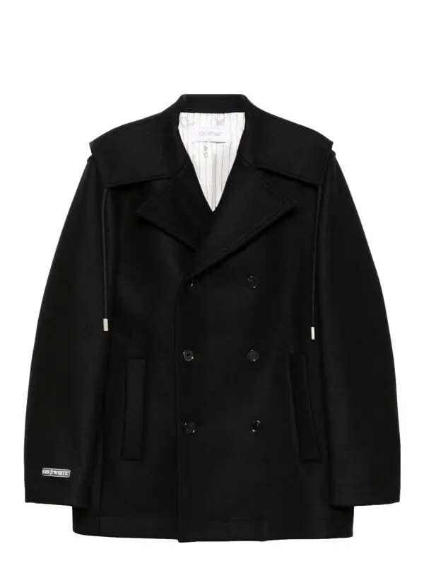 Off-White Logo-detail Jacket - Black