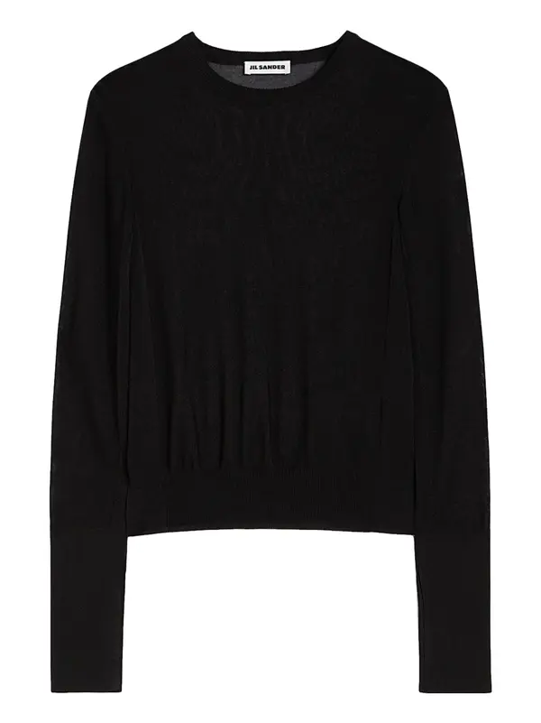 JIL SANDER Crew-neck Jumper - Black
