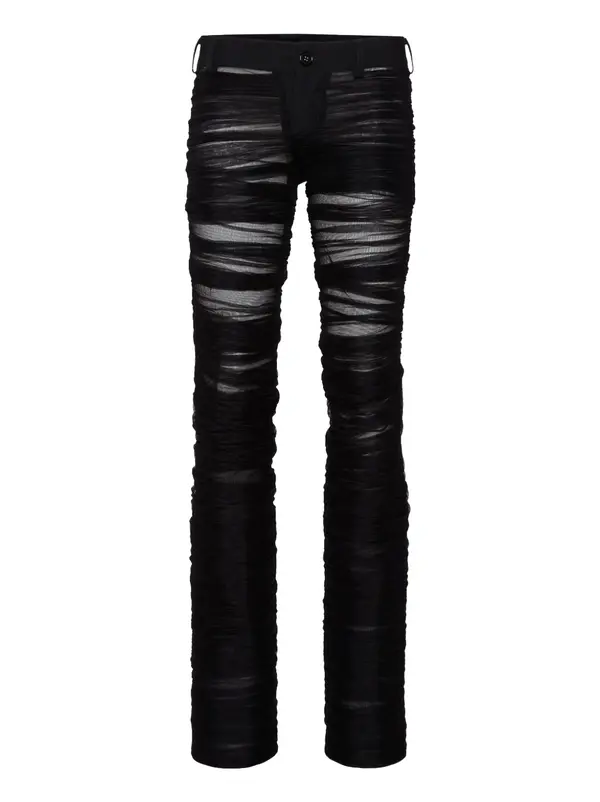 Dsquared2 Semi-sheer Trousers - Black