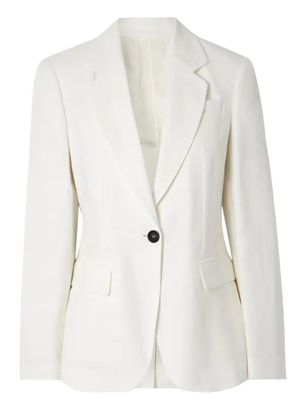 Brunello Cucinelli Twill Blazer - Off-white