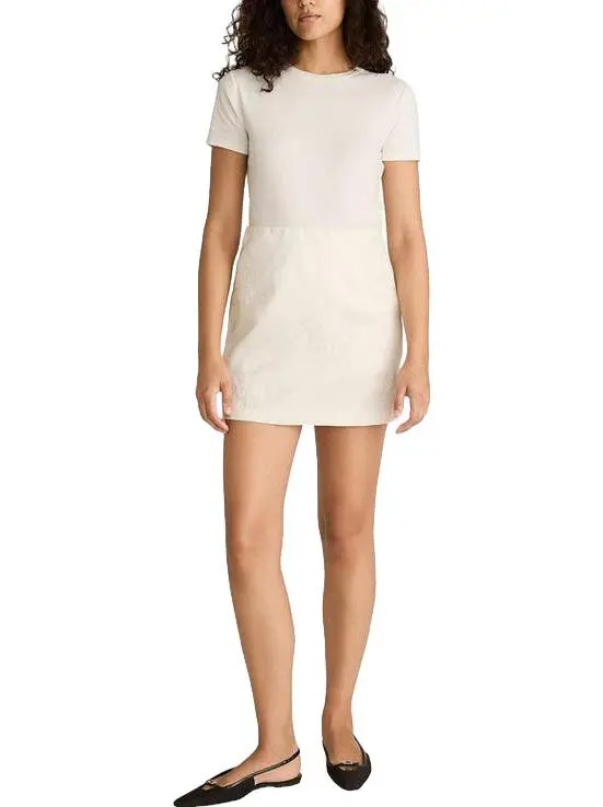 Rebecca Taylor Applique Mini Skirt - Milk