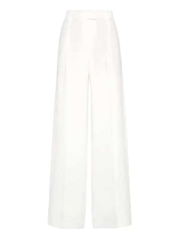 Brunello Cucinelli Pleated Trousers - White
