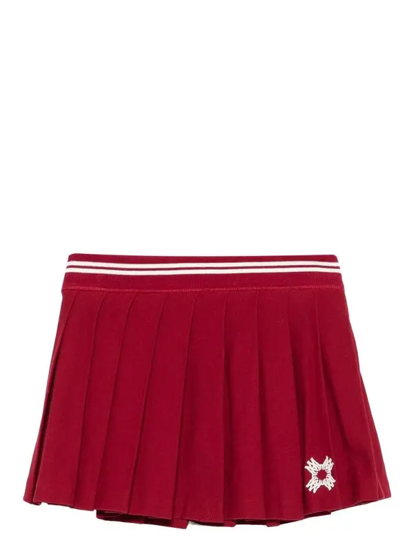 Amiri Ma Quad Mini Skirt - Red