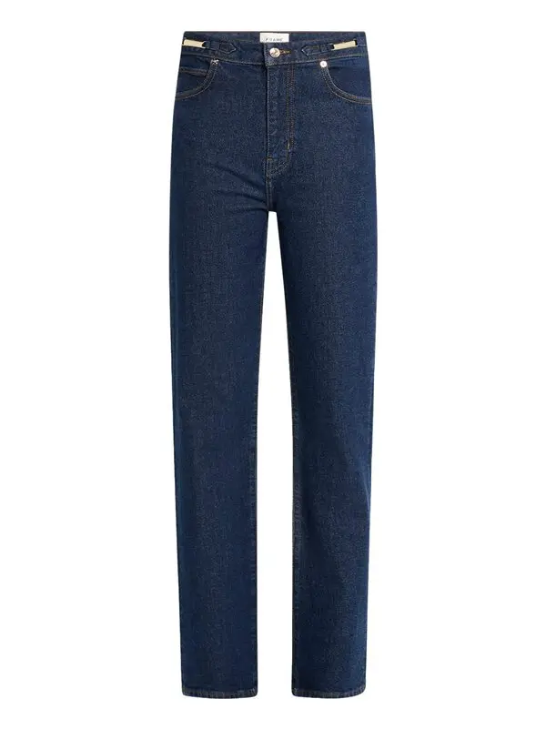 FRAME X Ritz Paris The Ruler Straight Leg Jeans - Taboo