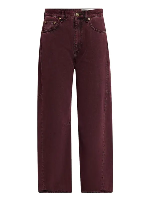 Rag & Bone Charlie High-rise Barrel Jeans - Brown