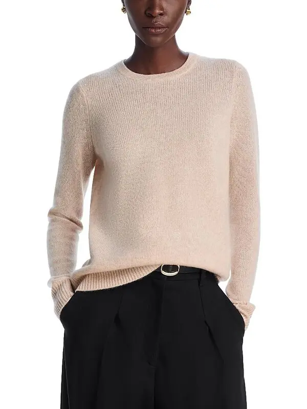 Bloomingdale'S Crewneck Sweater - Heather Oatmeal