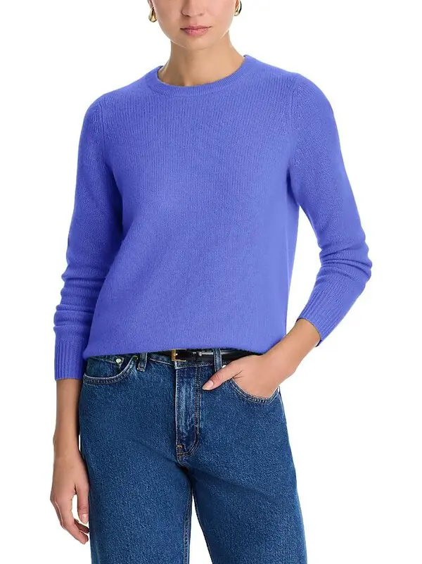Bloomingdale'S Crewneck Sweater - Hydrangea Blue