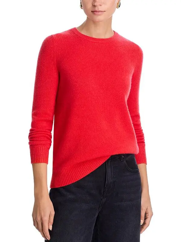 Bloomingdale'S Crewneck Sweater - Poppy Red