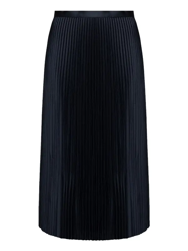 Theory Pleated Midi Skirt - Blue