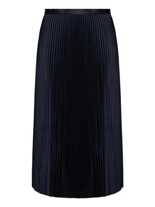 Theory Pleated Midi Skirt - Blue