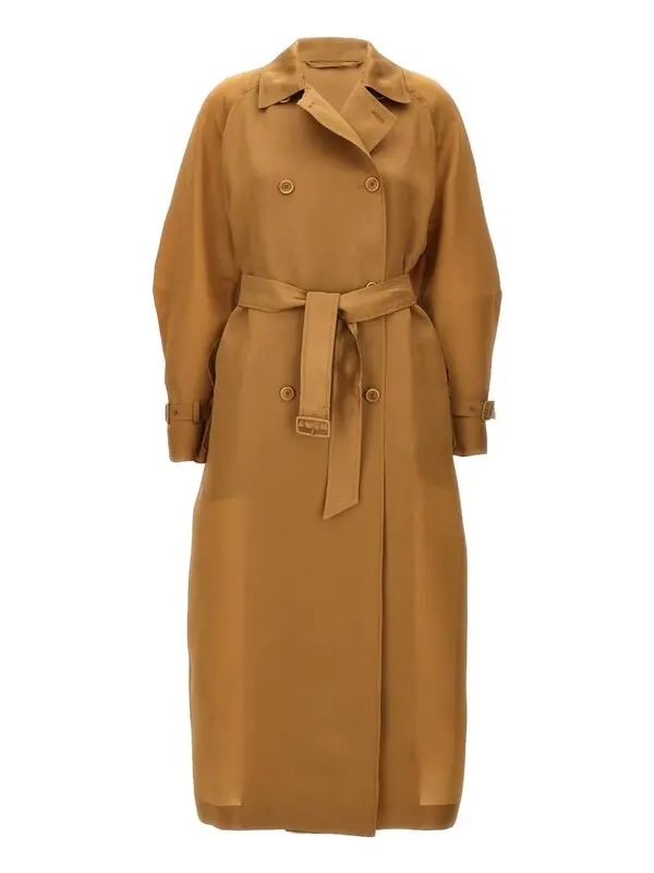 Max Mara Sacco Trench Coat - Brown