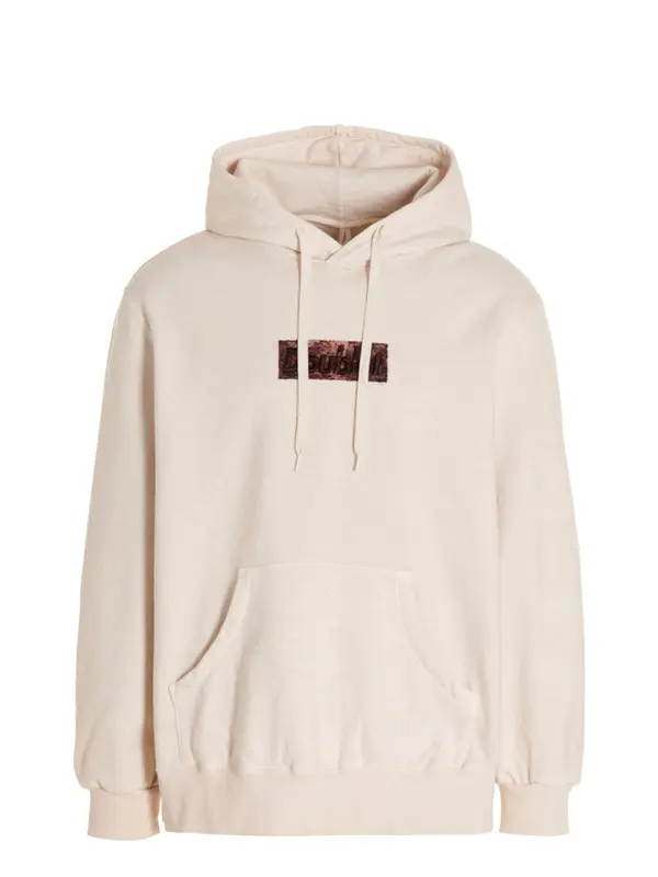 DOUBLET Logo-embroidered Hoodie - White