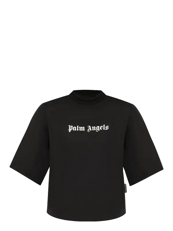 Palm Angels Logo-print T-shirt - Black