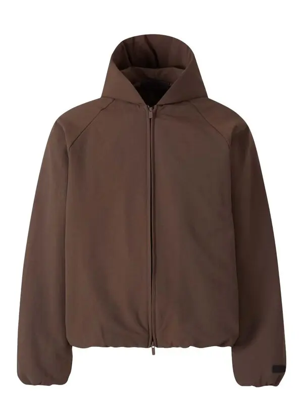Fear Of God Hooded Bomber Jacket - Brown