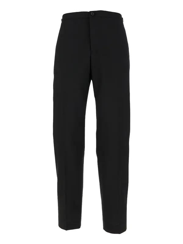 CELLAR DOOR Straight Trousers - Black