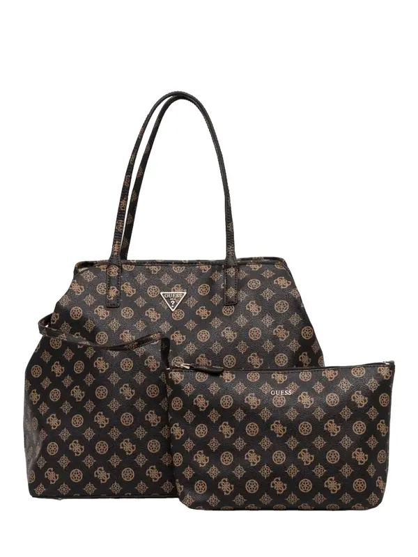 Guess Large Vikky Tote - Brown