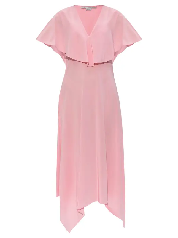 Stella McCartney Draped Midi Dress - Pink