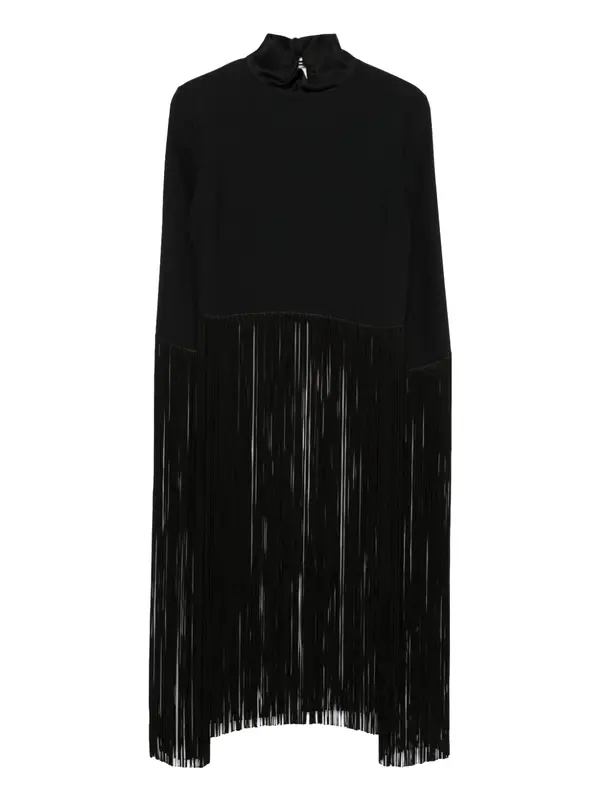 TALLER MARMO Fringed Blouse - Black