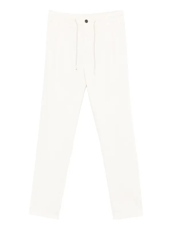 Eleventy Drawstring Trousers - Neutrals